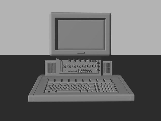 Retro Pc free 3D model | CGTrader