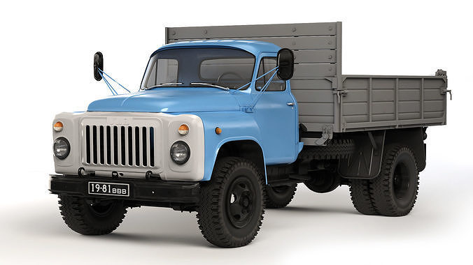 GAZ 52 SAZ 3503 1976 3D model | CGTrader