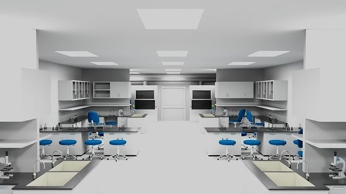 Laboratory Room 3D model | CGTrader