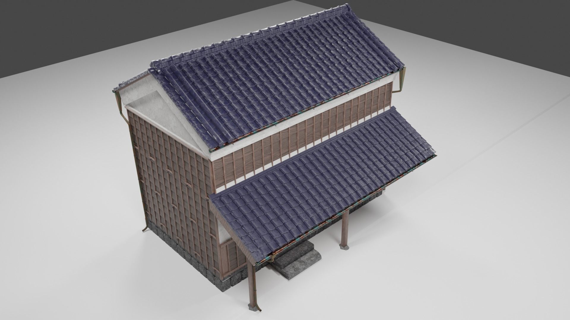 Japanese old style storage - KURA 3D model | CGTrader