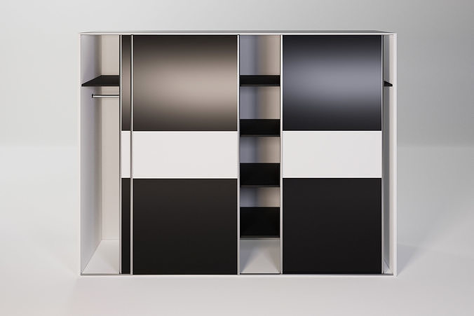 Free Wardrobe free 3D model | CGTrader
