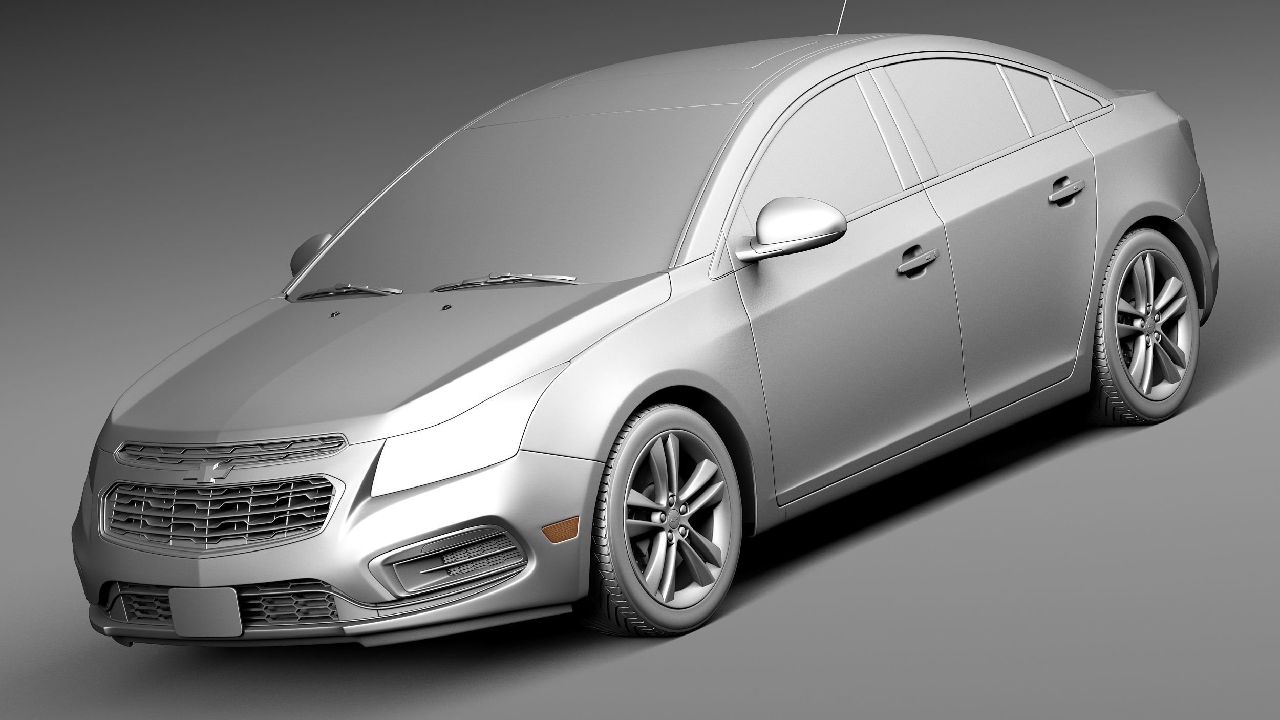 Chevrolet Cruze Sedan CG 2015 3D model | CGTrader