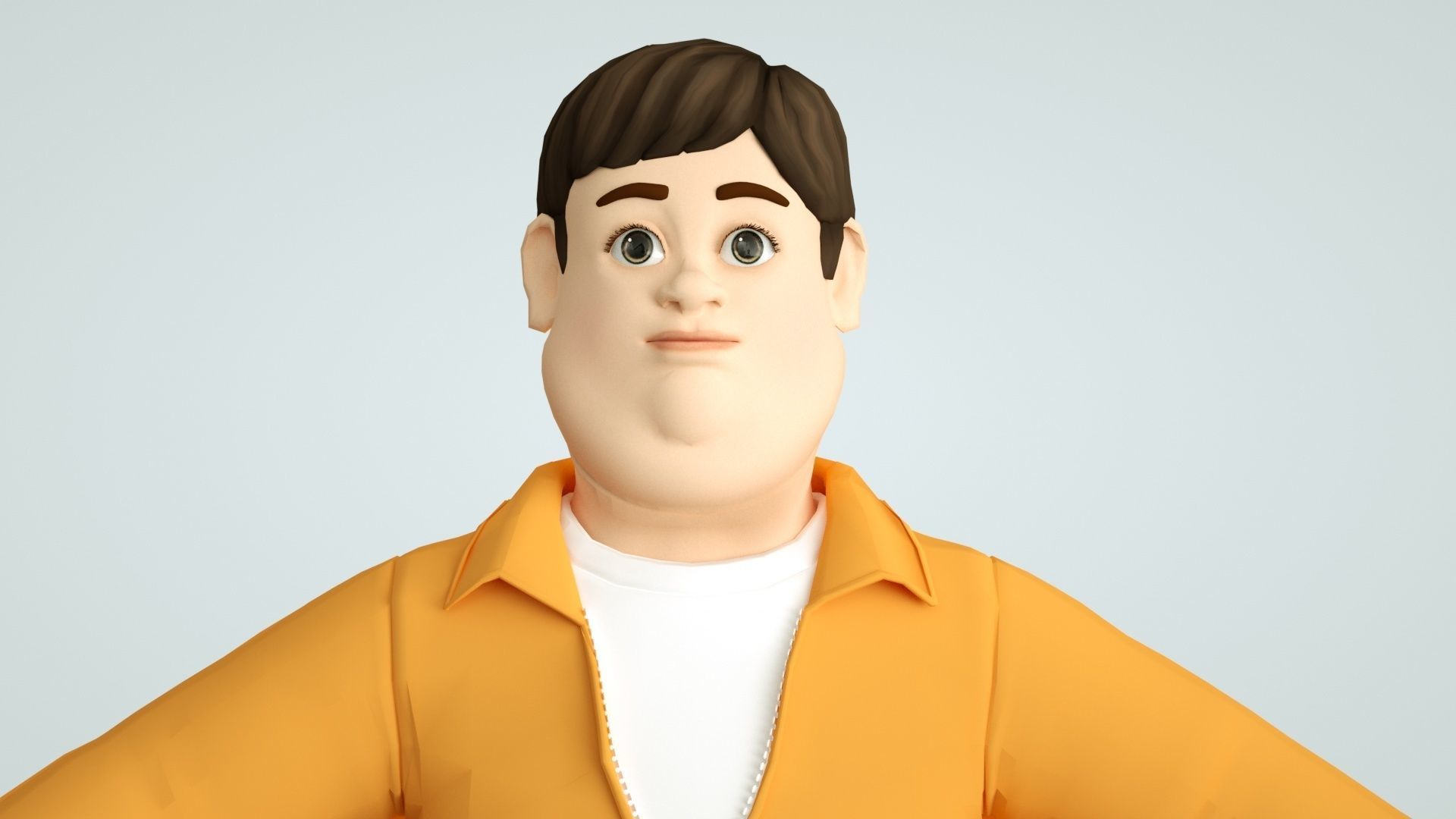 cartoon uncle uncle father 3D model | CGTrader
