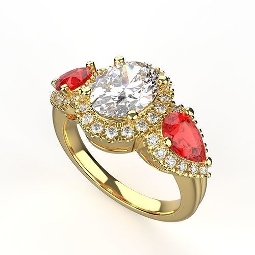 3D model Engagement-fancy-ring VR / AR / low-poly | CGTrader