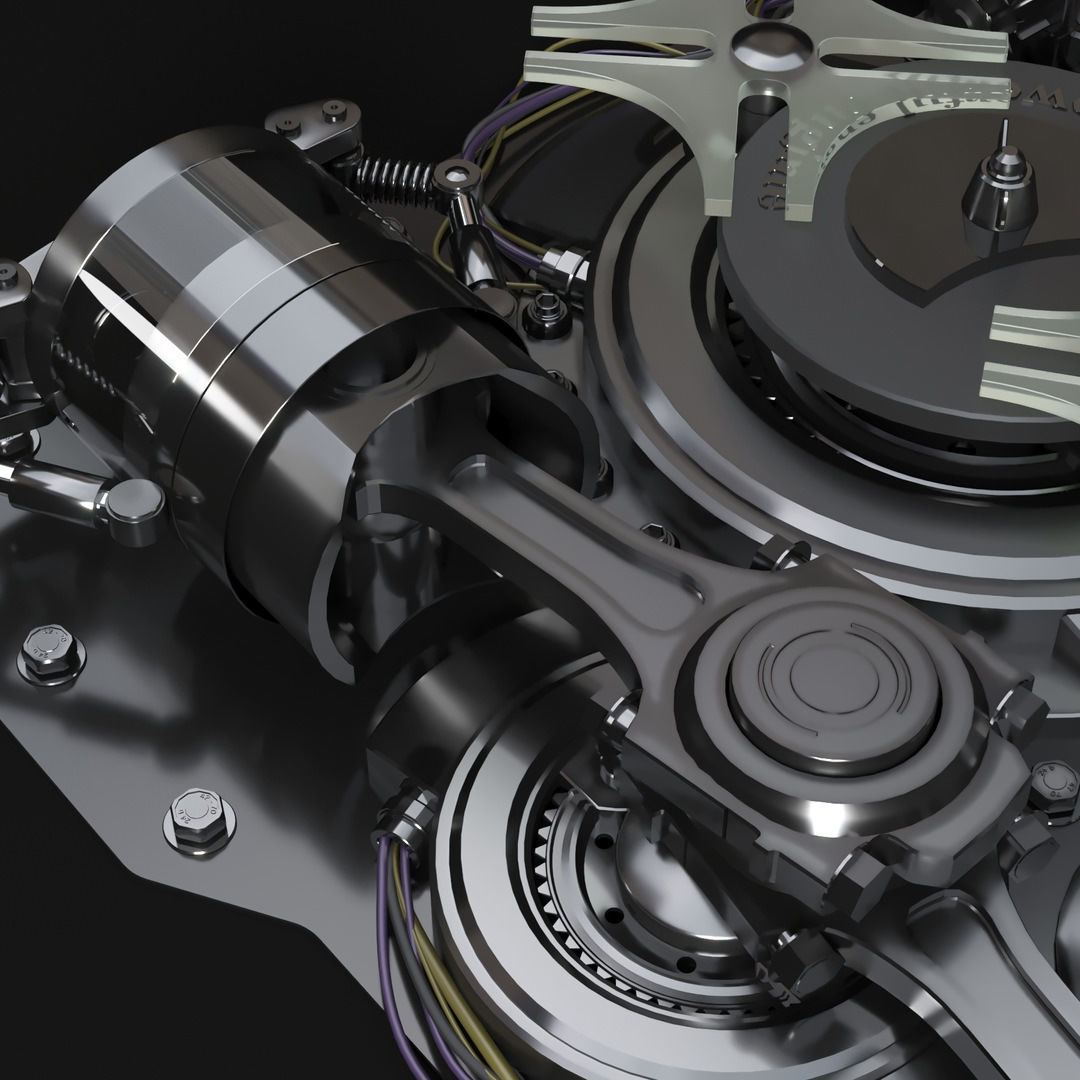 Mechanism Animated 3D model animated | CGTrader