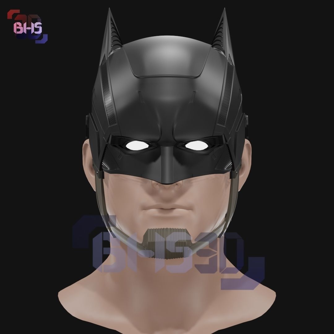 Dark Detective Helmet Batman Future State 3D model 3D printable | CGTrader