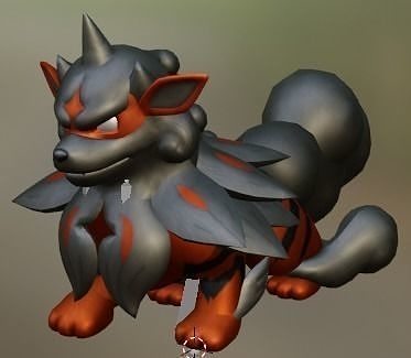 hisuan acranine pokemon 3d figure 3D model 3D printable | CGTrader