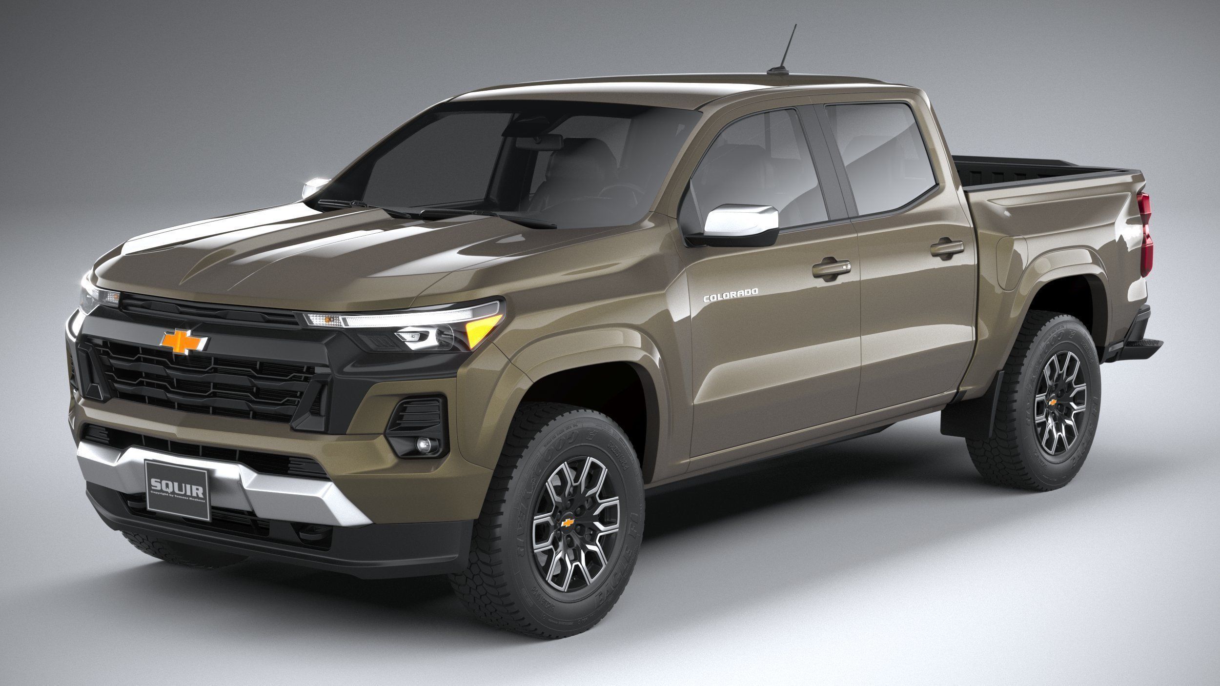 Chevrolet Colorado LT CG 2023 3D model | CGTrader