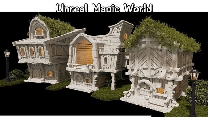 Unreal Magic World 3D model 3D printable | CGTrader