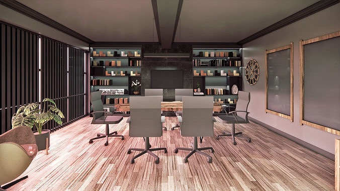Office Design 3D model | CGTrader