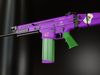 3D model FN SCAR Heavy Mk17 Custom Joker theme and five type of bullet ...