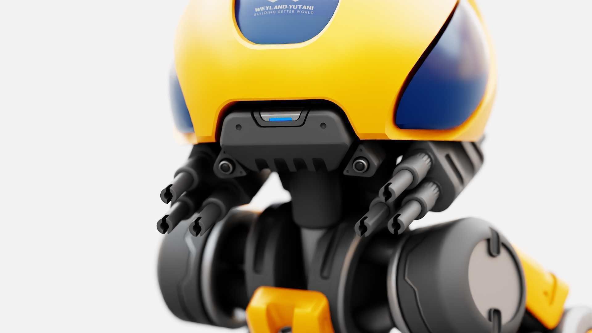 MILITARY BOT M-3000 RIGGED 3D model rigged | CGTrader