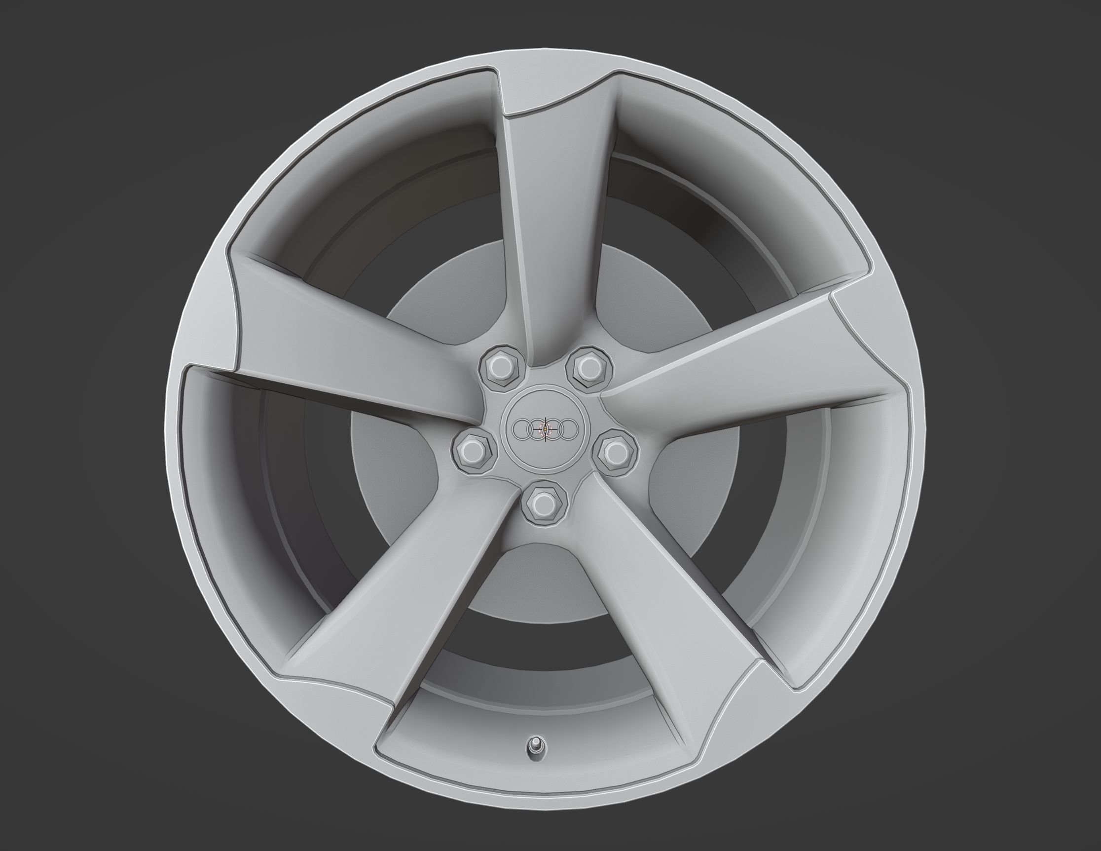 3D model Audi Rotor - Wheels - Game Ready VR / AR / low-poly | CGTrader