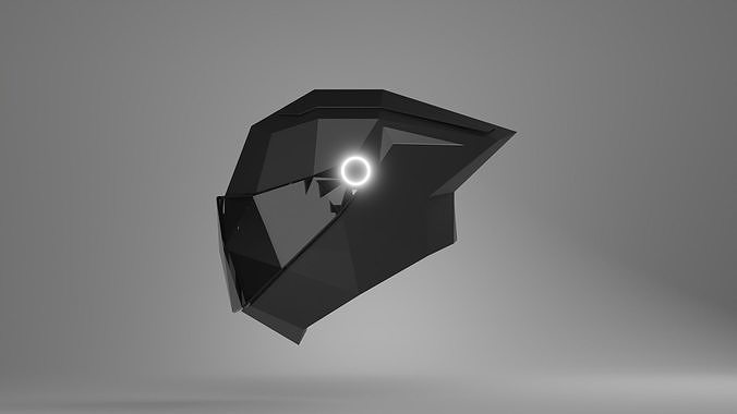 Helmet with light free VR / AR / low-poly 3D model rigged | CGTrader