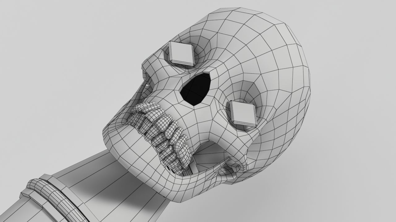 3D model The Skull Cracker Sword VR / AR / low-poly | CGTrader