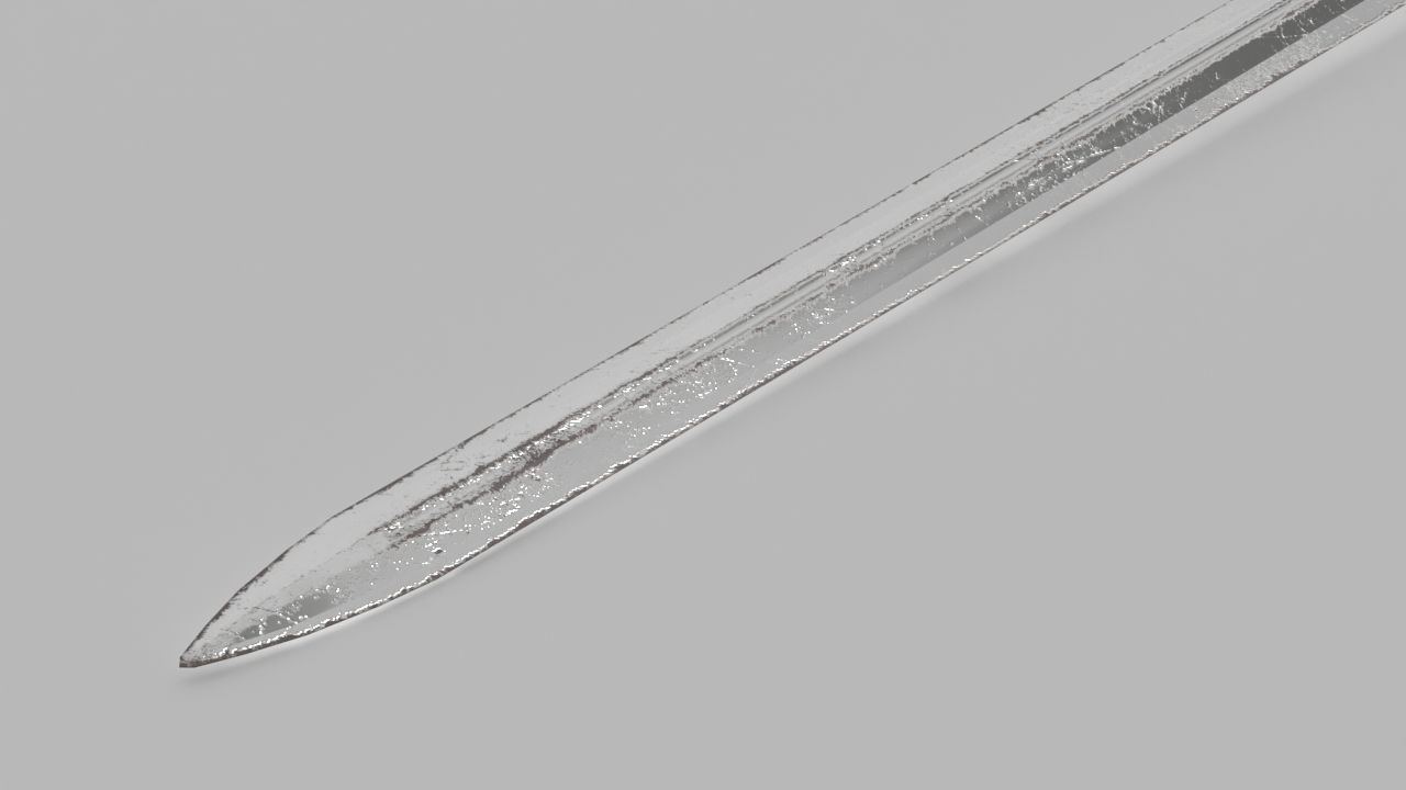 3D model The Skull Cracker Sword VR / AR / low-poly | CGTrader