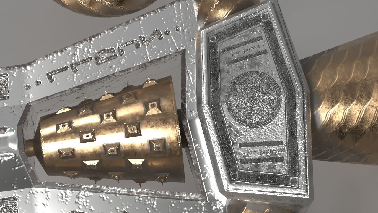 3D model The Skull Cracker Sword VR / AR / low-poly | CGTrader