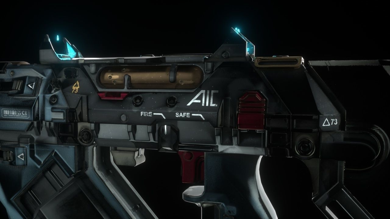 3D model AIC Modular SMG Gun VR / AR / low-poly | CGTrader