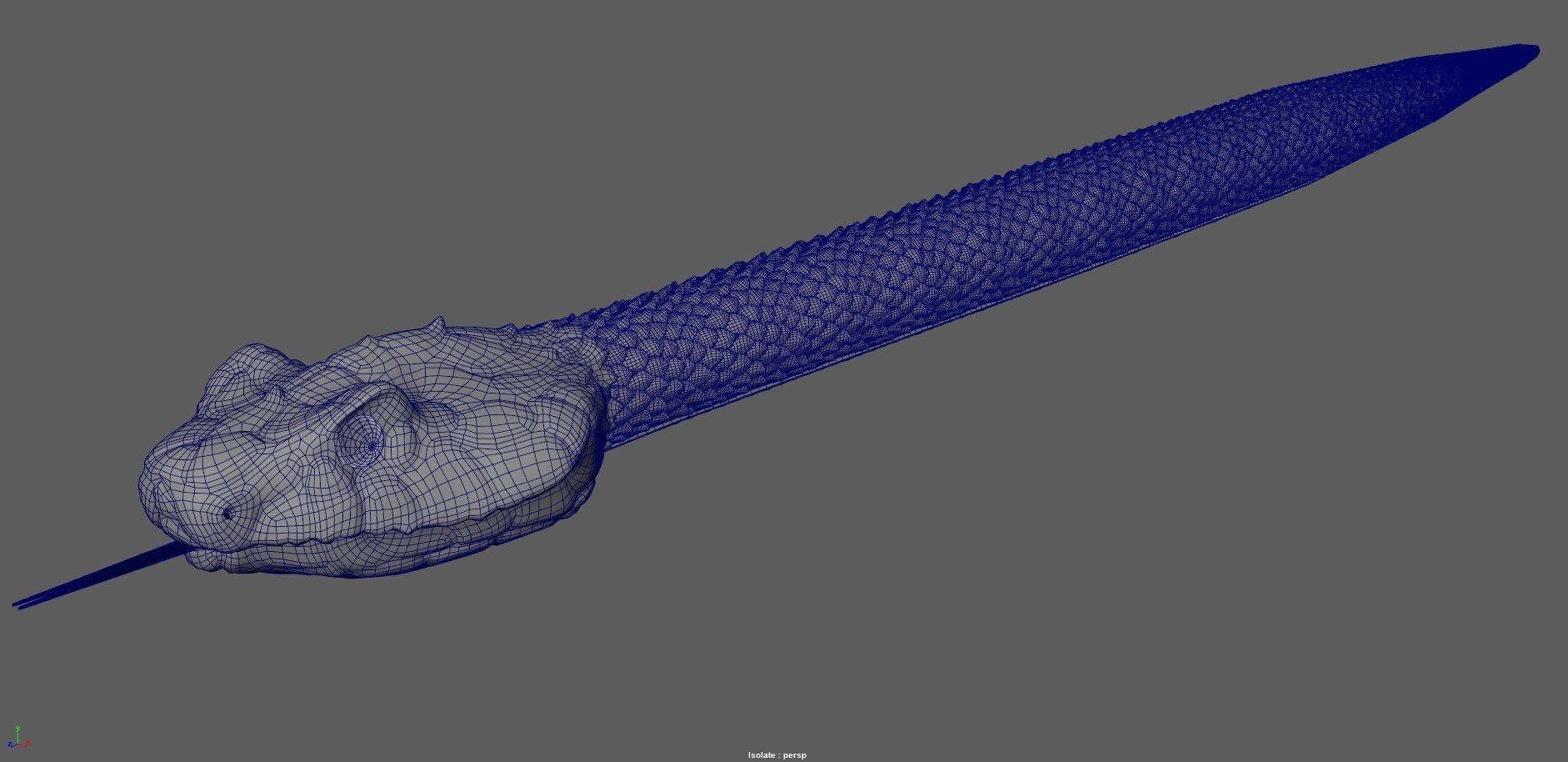 Realistic Rattlesnake Model statue of snake 3D model rigged | CGTrader
