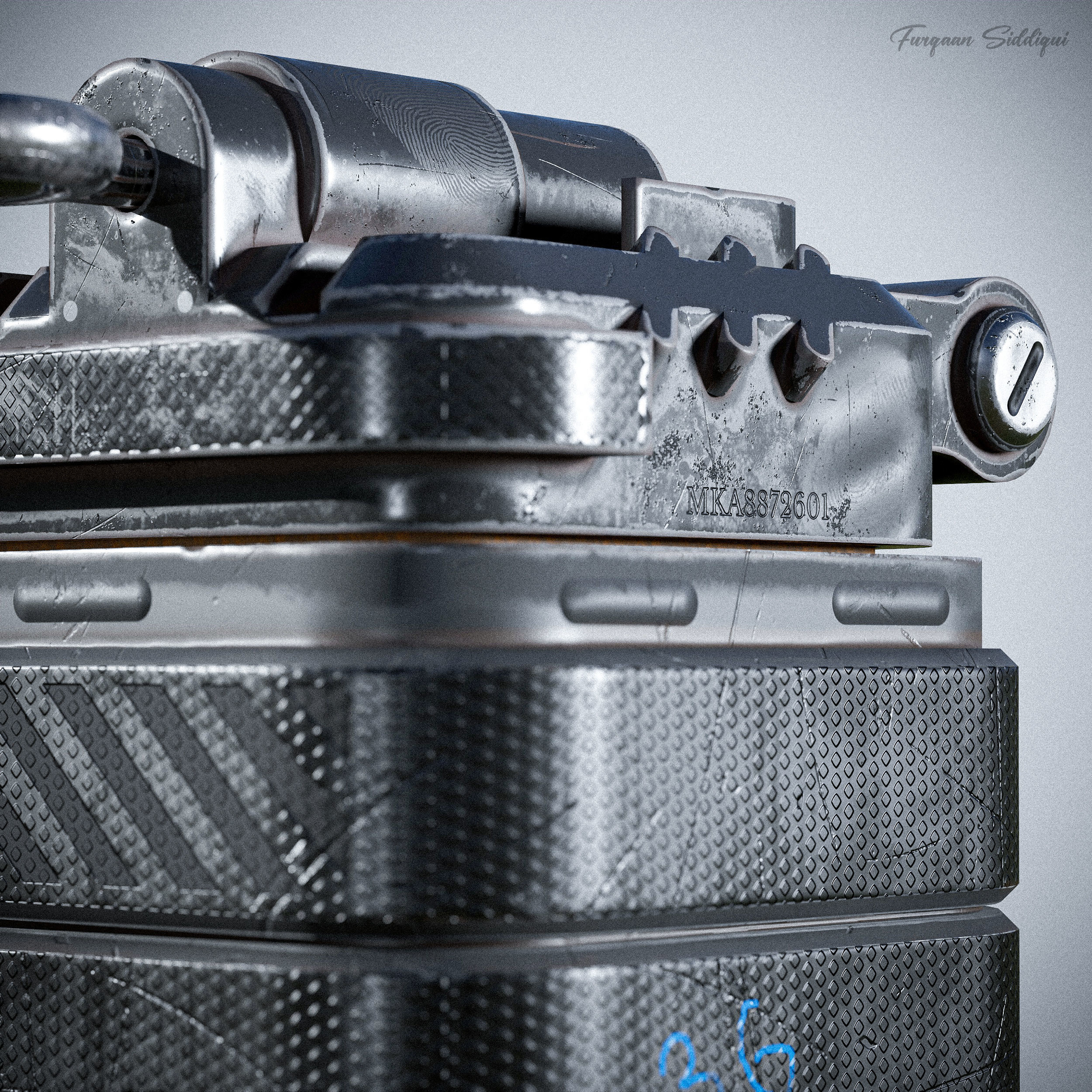 3D model Sci-fi Bulky Frag Grenade VR / AR / low-poly | CGTrader