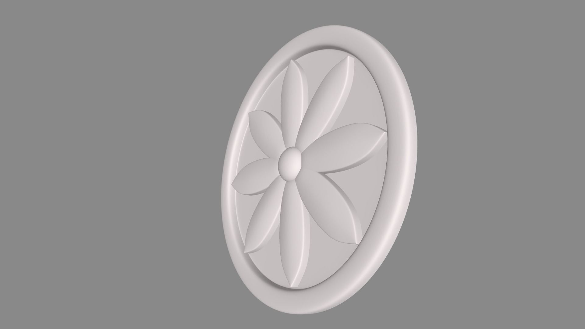 Round rosette 007 3D model 3D model 3D printable | CGTrader