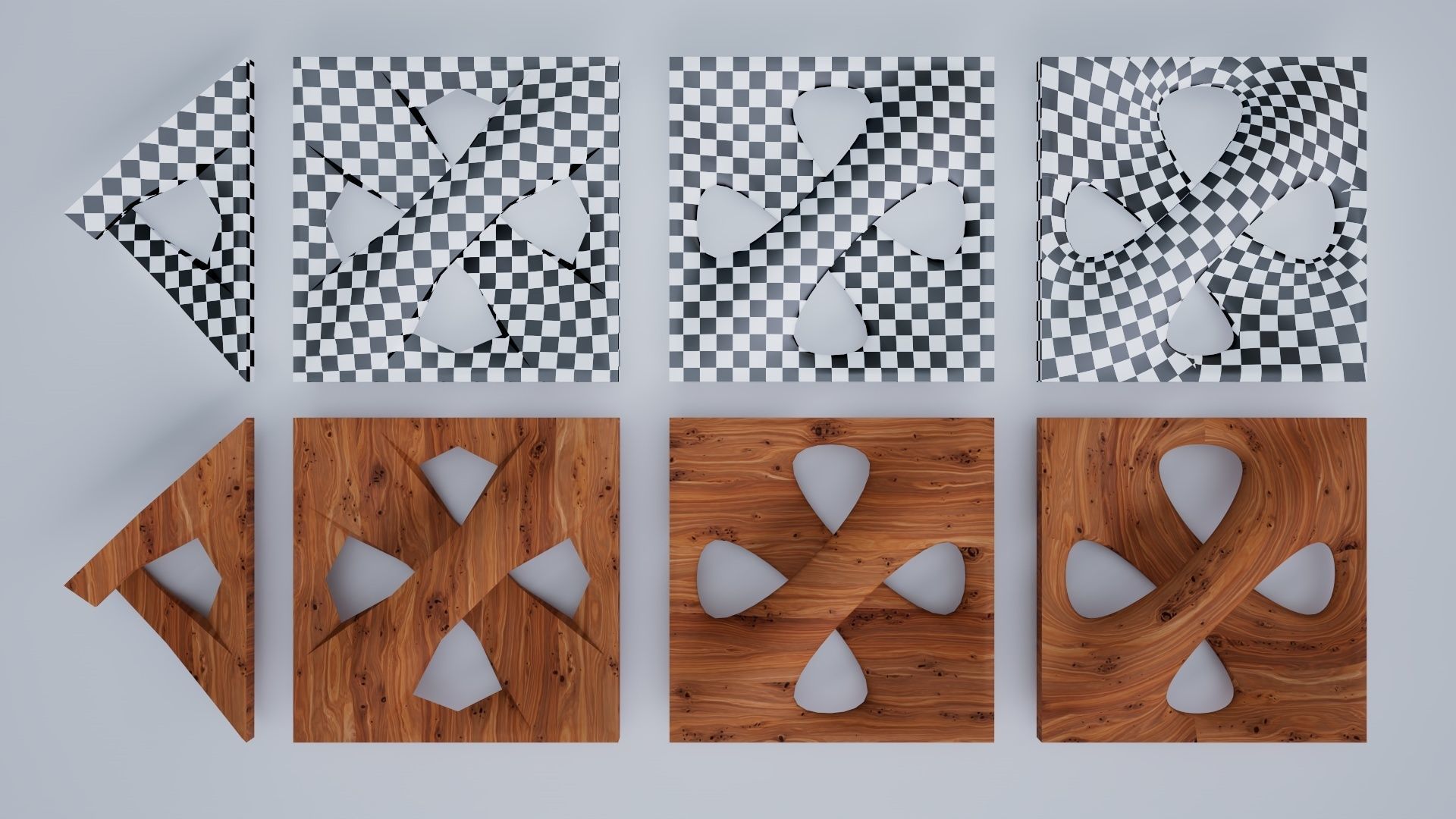 3D model Erwin Hauer Matrix 54 VR / AR / low-poly | CGTrader