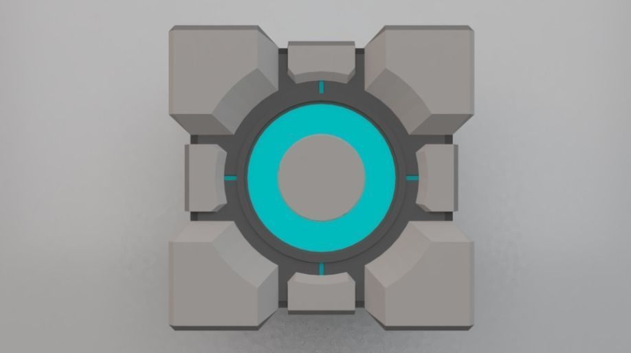 3D model Portal Cube VR / AR / low-poly | CGTrader