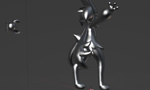 meowscarada pokemon scarlet and violet 3d figurine 3D model 3D ...