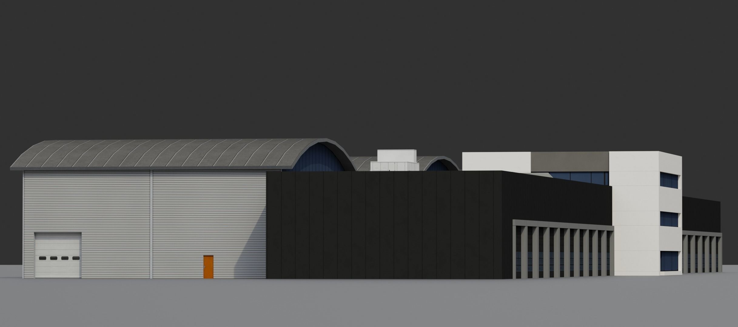 3D model Factory Garage VR / AR / low-poly | CGTrader