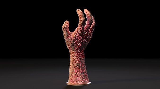Hand halloween 3D model 3D printable | CGTrader