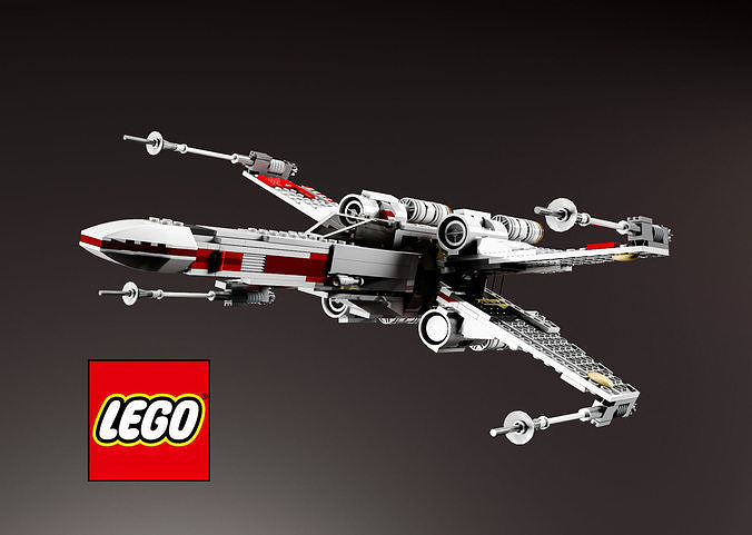 LEGO SW X-Wing 3D model | CGTrader