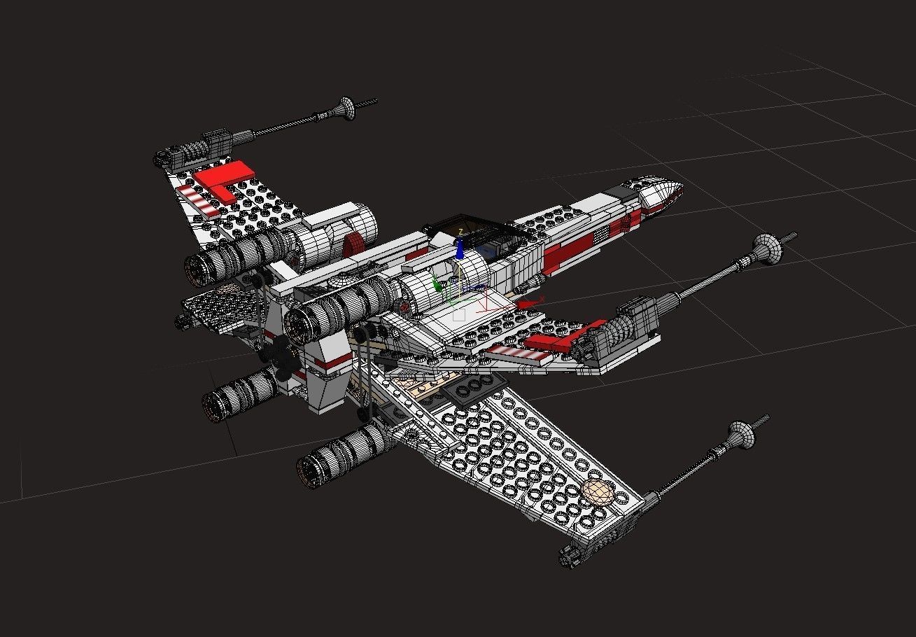 LEGO SW X-Wing 3D model | CGTrader
