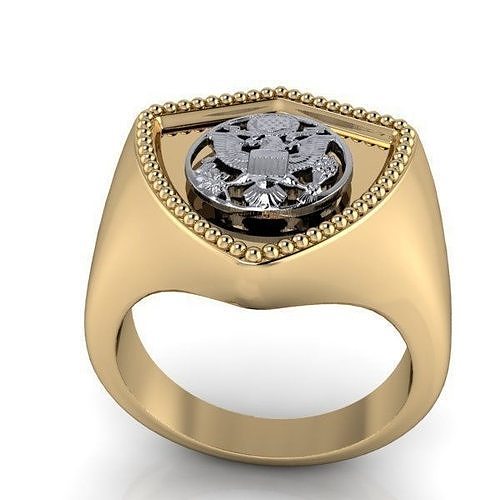 Presidential Signet Ring 3D model 3D printable | CGTrader