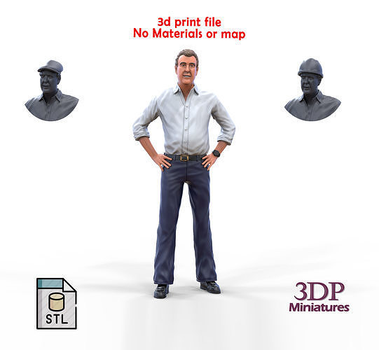 N1 Top Gear TV show Jeremy Clarkson 3D model 3D printable | CGTrader