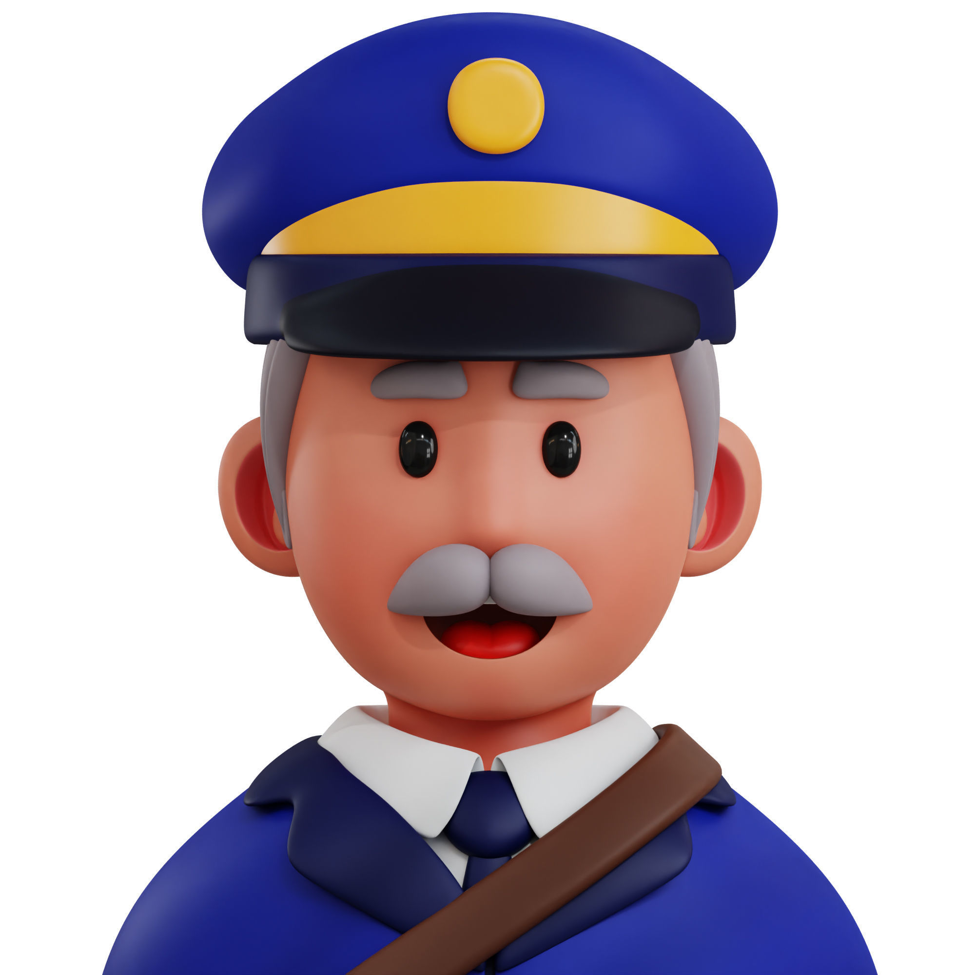 3D model 3d avatar profession as Postman VR / AR / low-poly | CGTrader