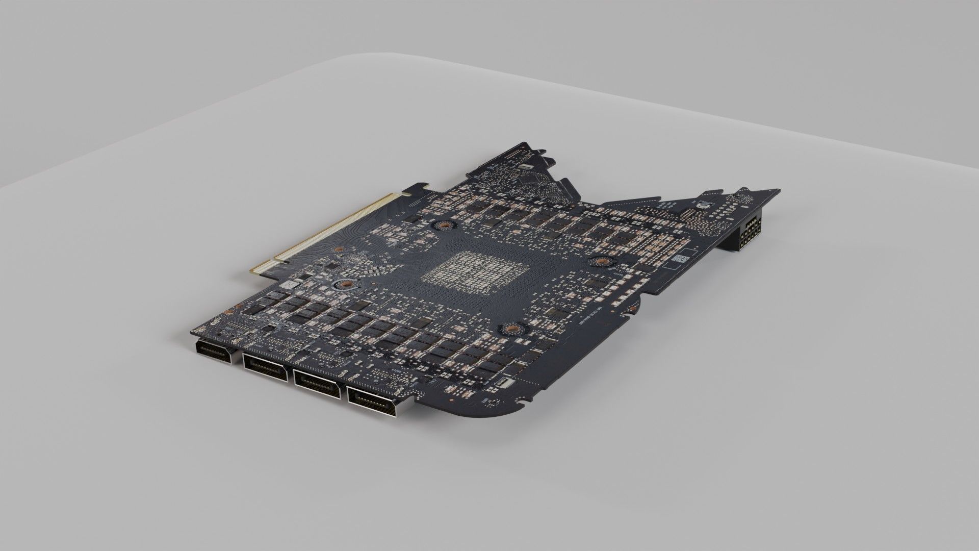 Nvidia GeForce RTX 4090 FE - no heatsink 3D model | CGTrader
