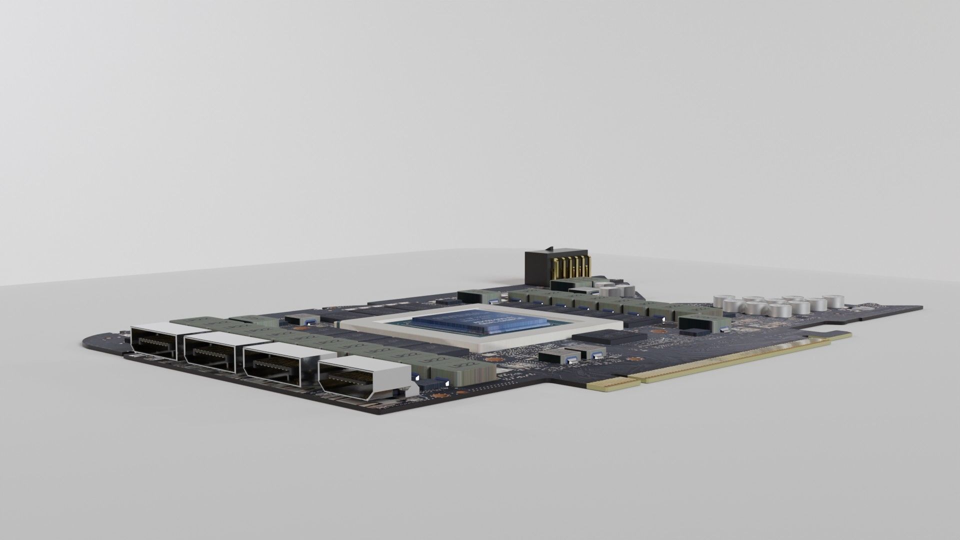 Nvidia GeForce RTX 4090 FE - no heatsink 3D model | CGTrader