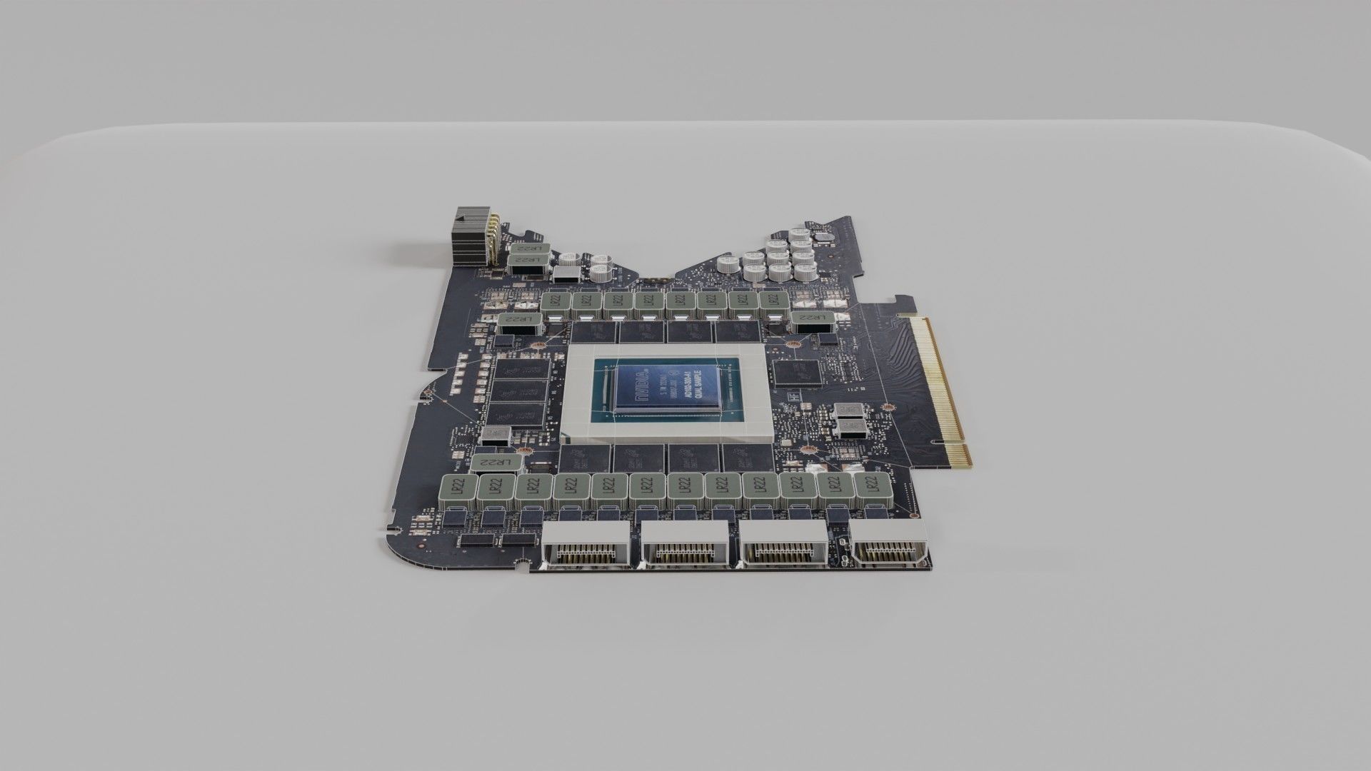 Nvidia GeForce RTX 4090 FE - no heatsink 3D model | CGTrader