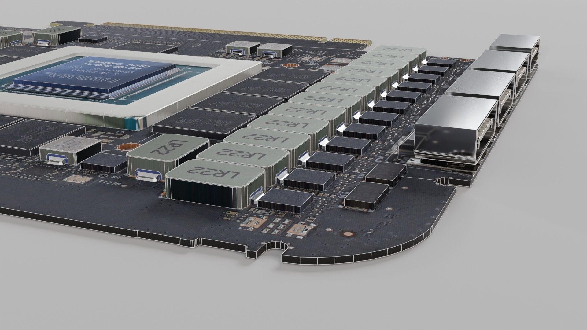 Nvidia GeForce RTX 4090 FE - no heatsink 3D model | CGTrader