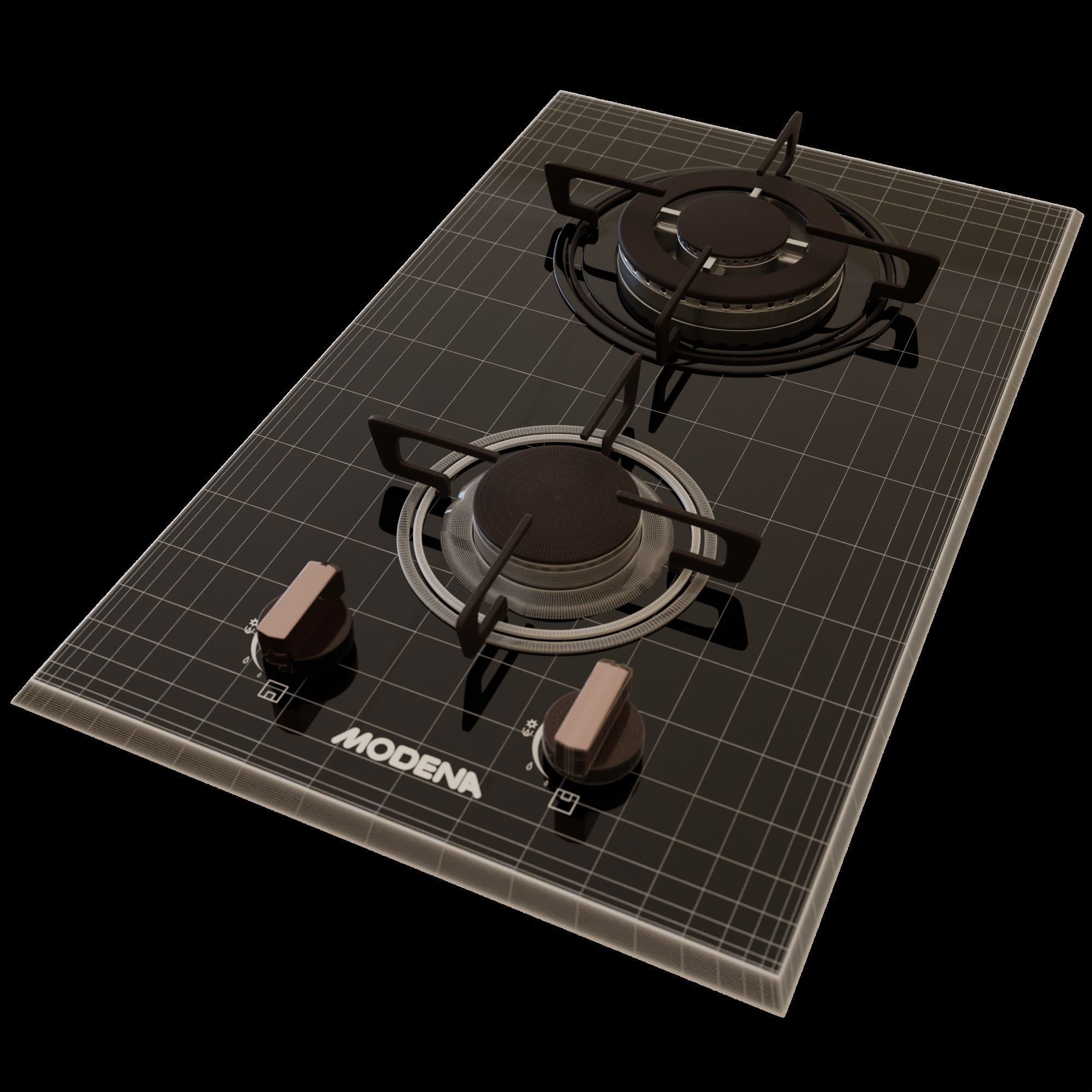 Modena Built In Gas Hob BH 1325 L free 3D model | CGTrader