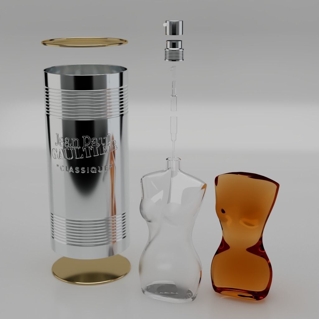 Jean Paul Gaultier Classique Perfume 3D model | CGTrader