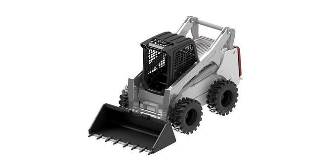 Bobcat S850 1 to 24 scale skidsteer 3D model 3D printable | CGTrader