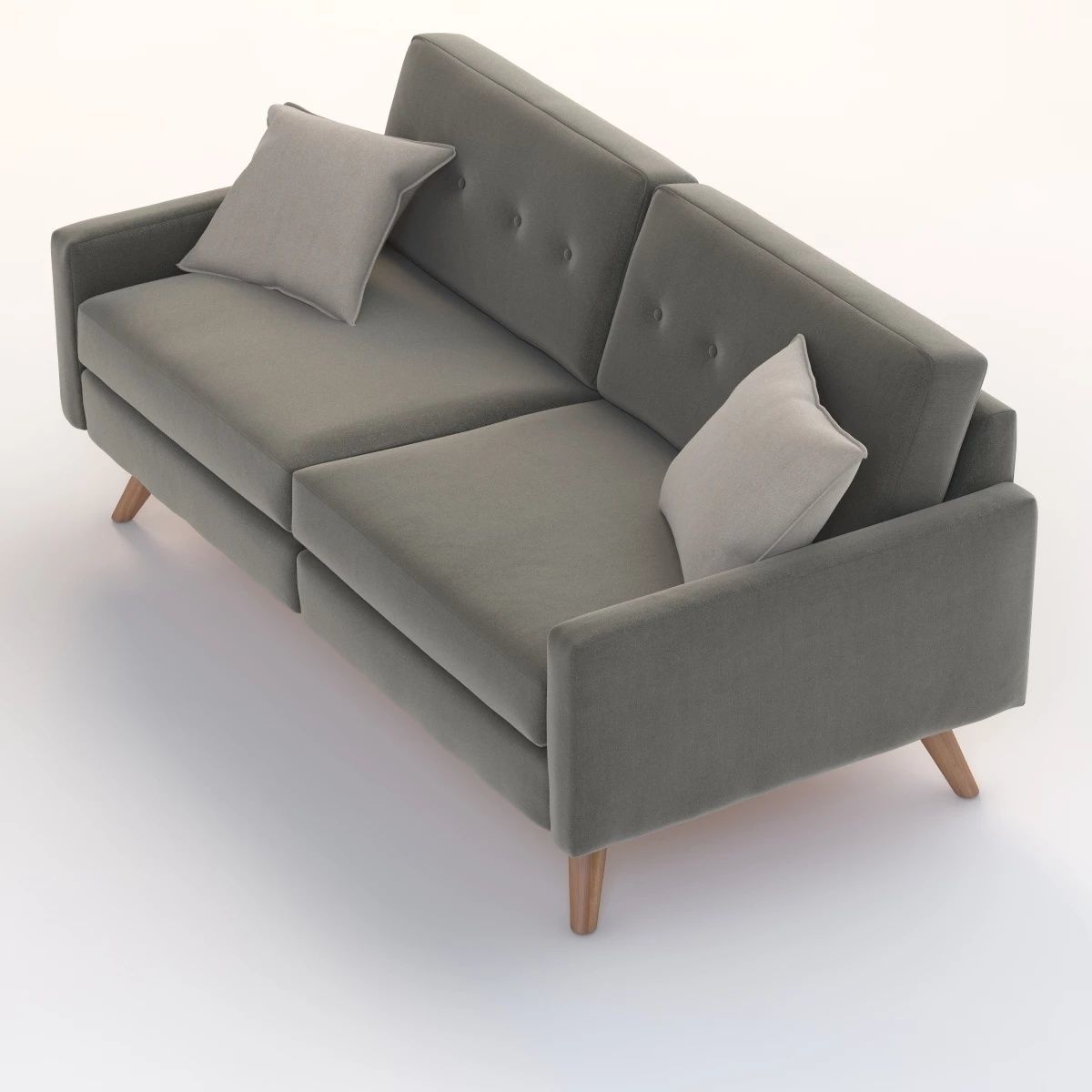 Joybird Hopson Apartment Sofa 2 Seater 3D model | CGTrader