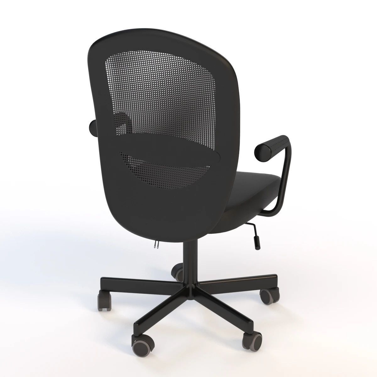 Ikea Flintan Nominell Swivel Chair With Armrests 3D model | CGTrader