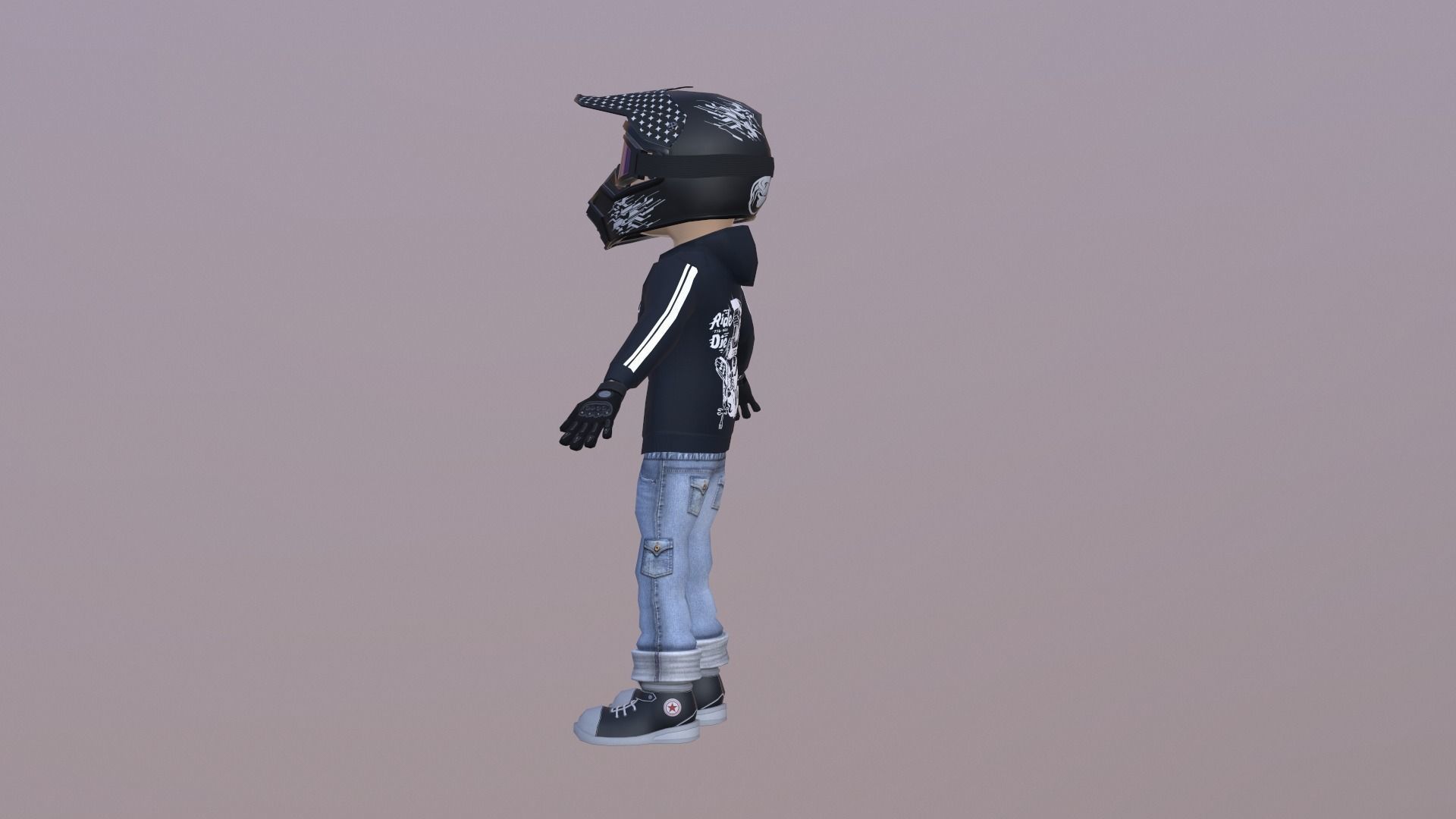 3D model Bike Rider Boy VR / AR / low-poly | CGTrader