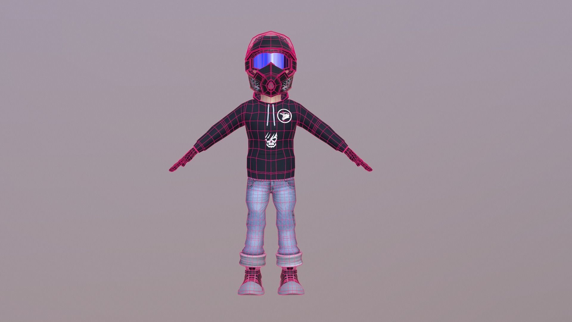 3D model Bike Rider Boy VR / AR / low-poly | CGTrader