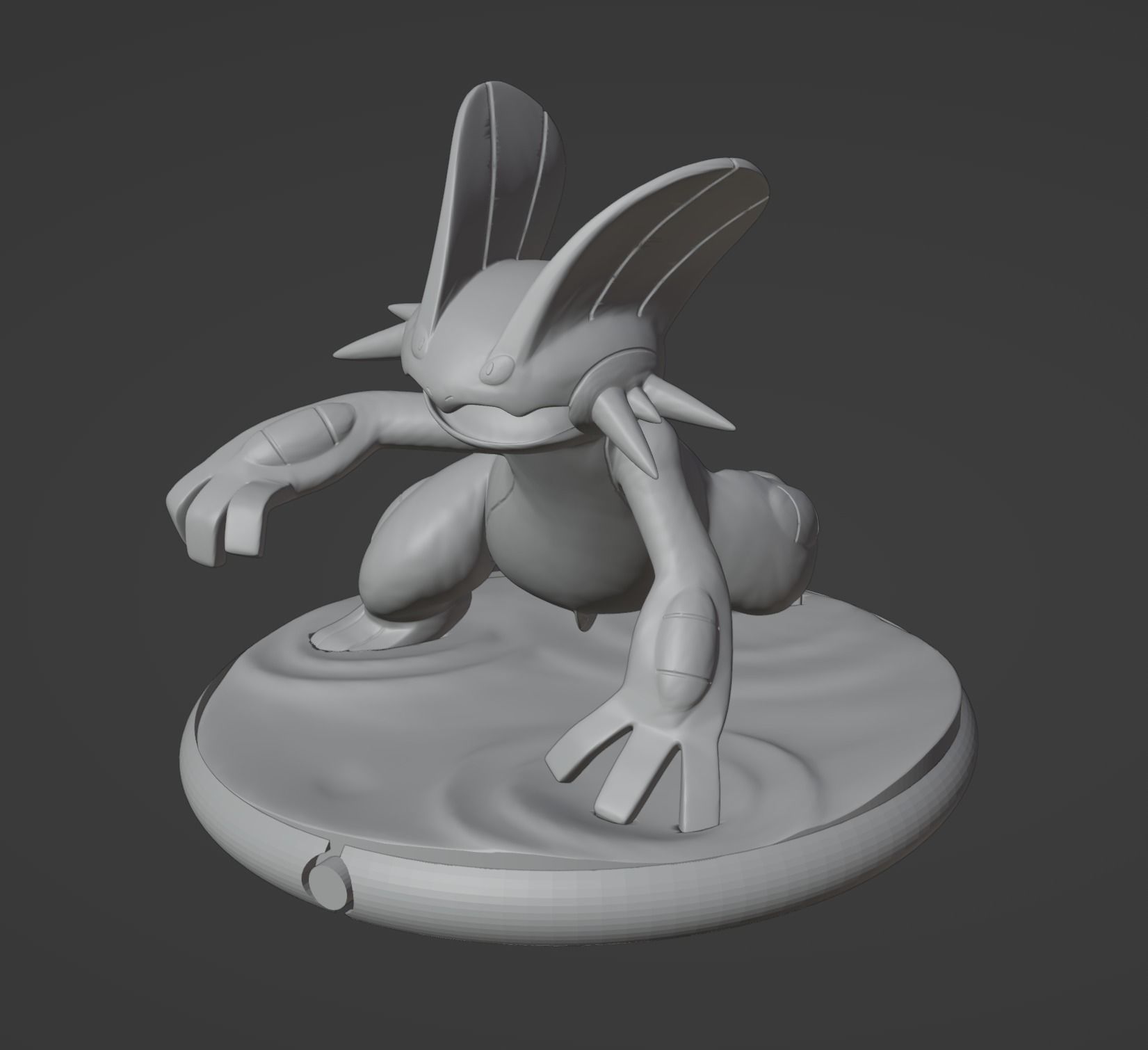Swampert pokemon 3D print model 3D model 3D printable | CGTrader
