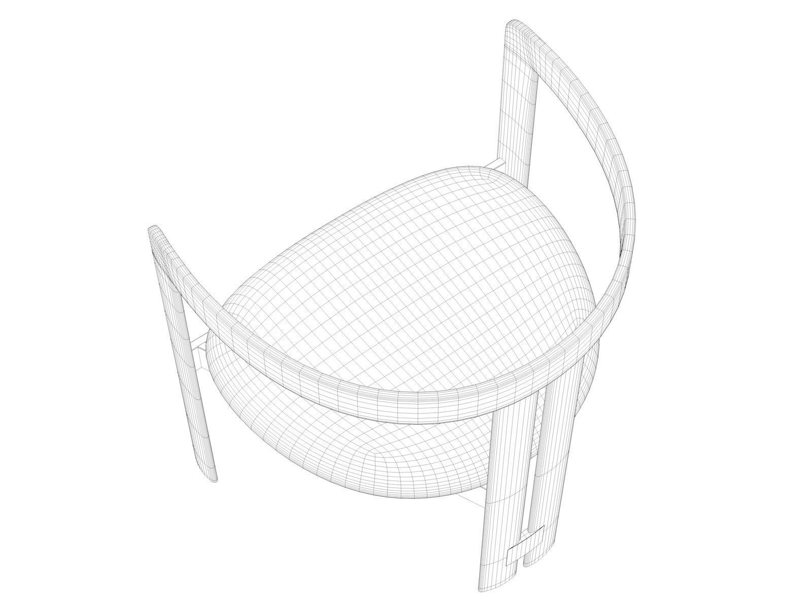 Tacchini Chair 3D model | CGTrader