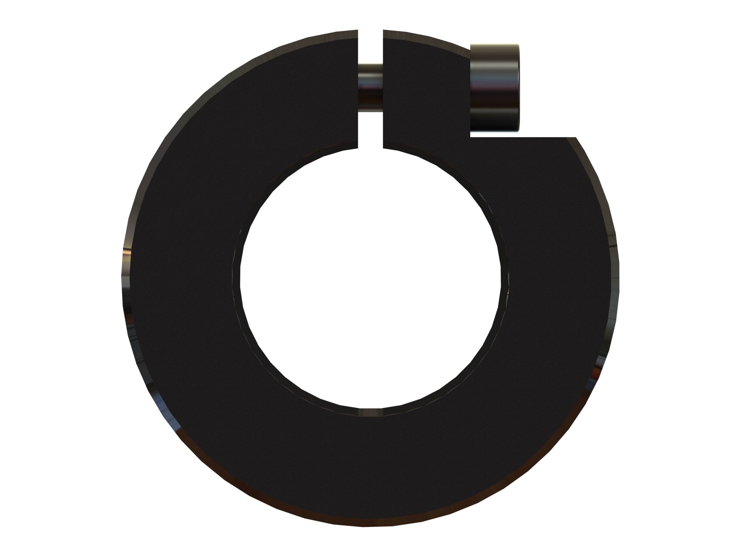 Standard Shaft Collar for Variable Diameter free 3D model | CGTrader