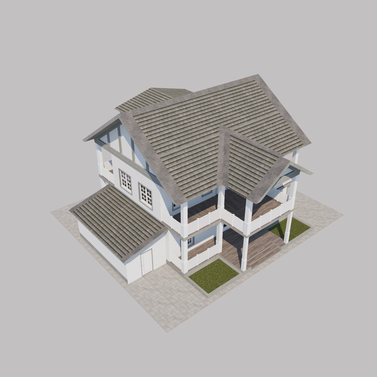 3D model Country House 2 THREEDEE INC VR / AR / low-poly | CGTrader